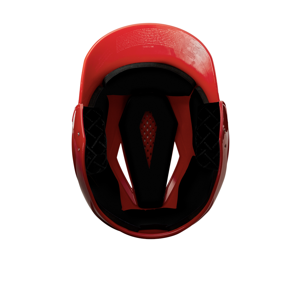 EVOSHIELD XVT™ BATTING HELMET - HIGH GLOSS FINISH | Red Stitch Sports