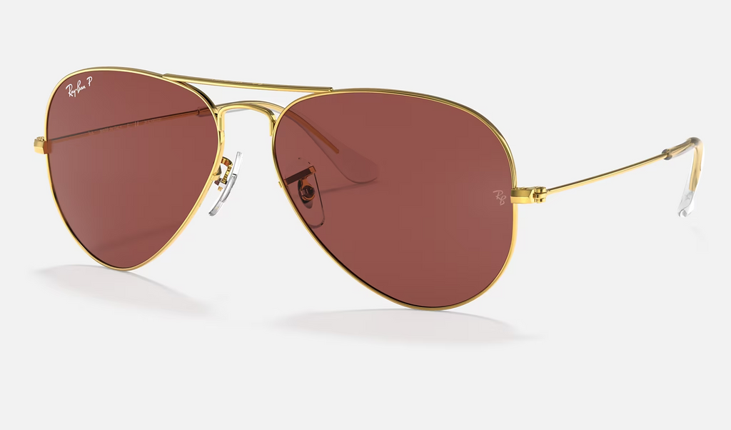 RAY-BAN AVIATOR LARGE METAL II | Red Stitch Sports