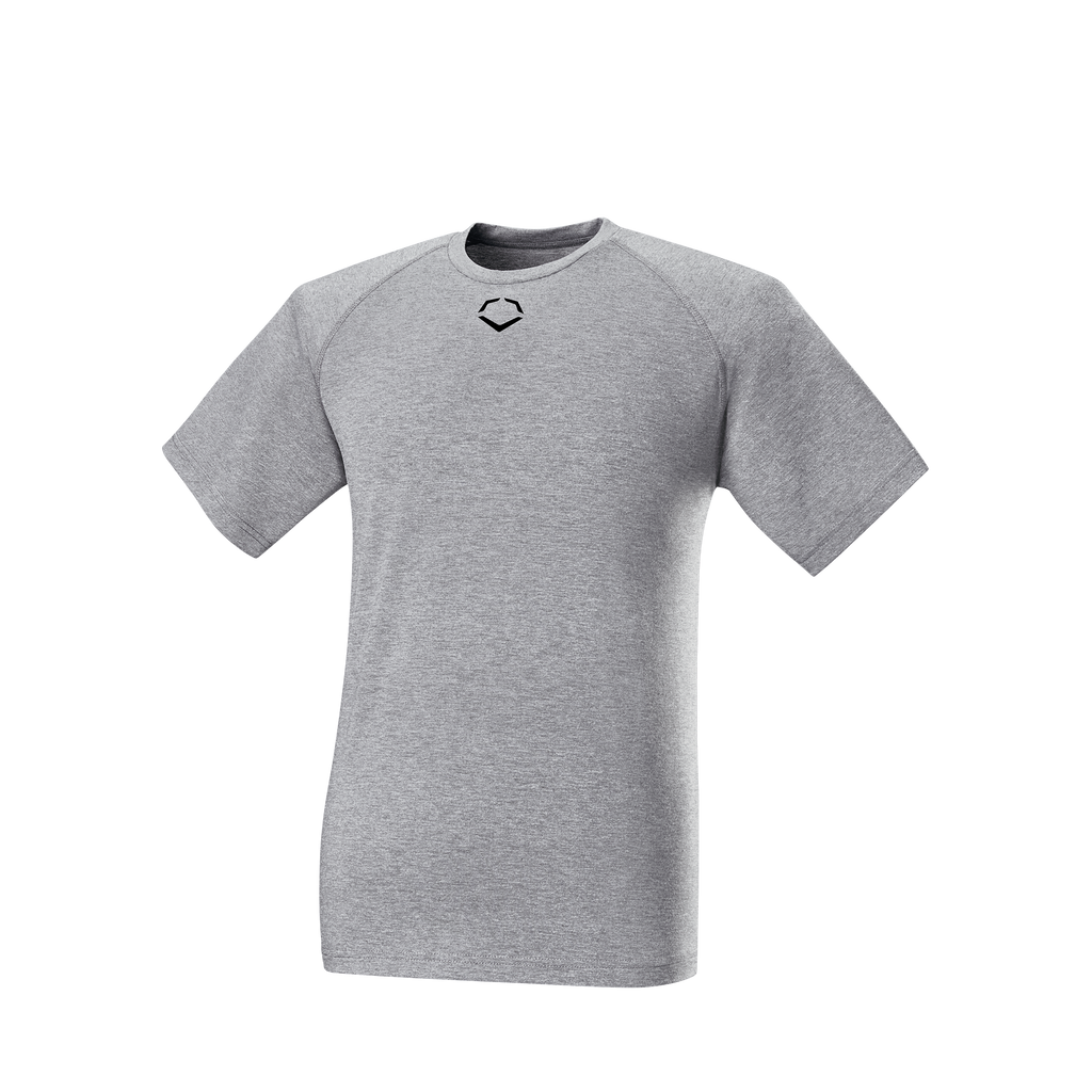 EVOSHIELD HEATHER PERFORMANCE TECH T-SHIRT | Red Stitch Sports